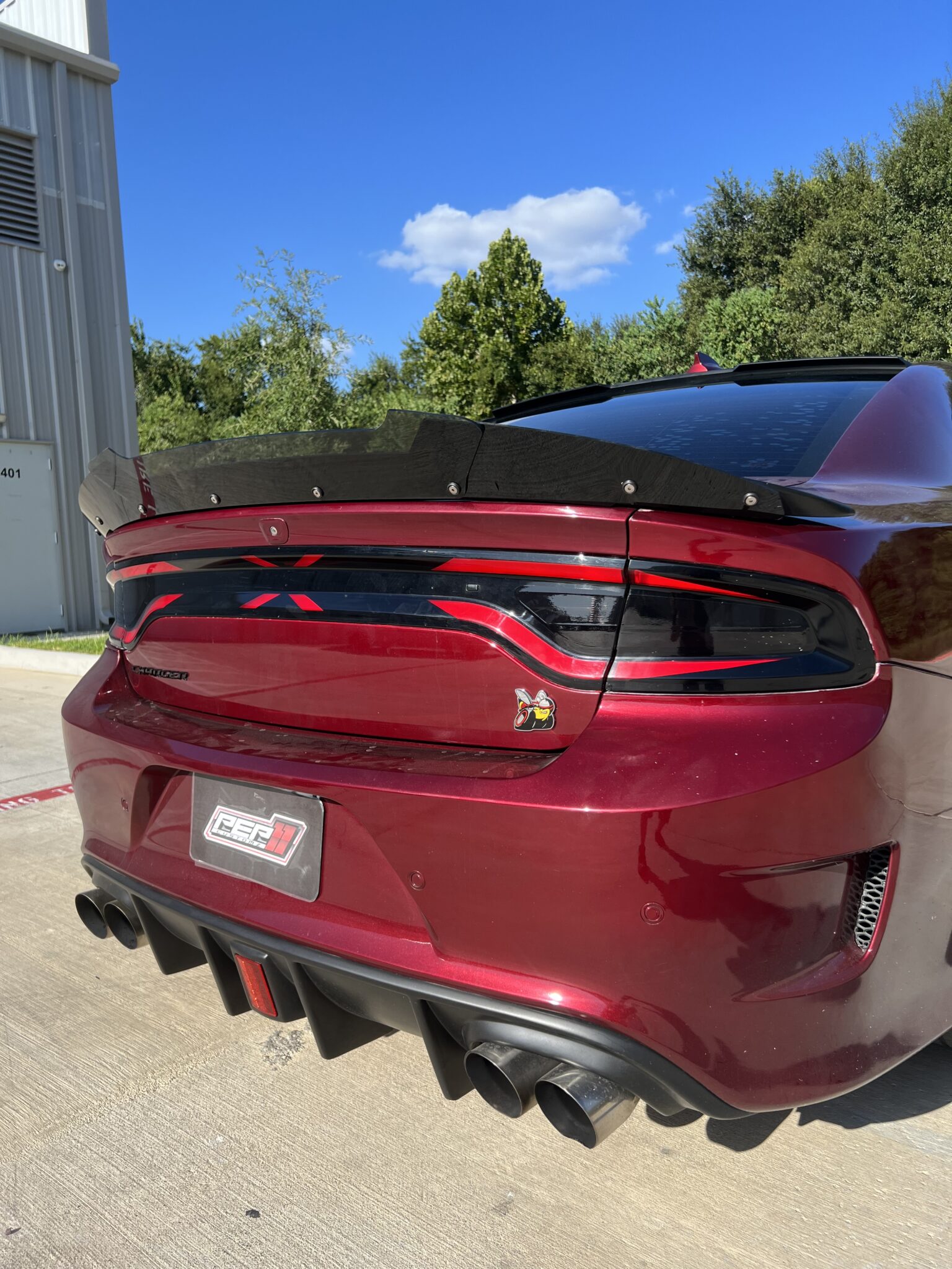 Charger 2 PC Wickerbill (fits slim or widebody) - Pep11Customz