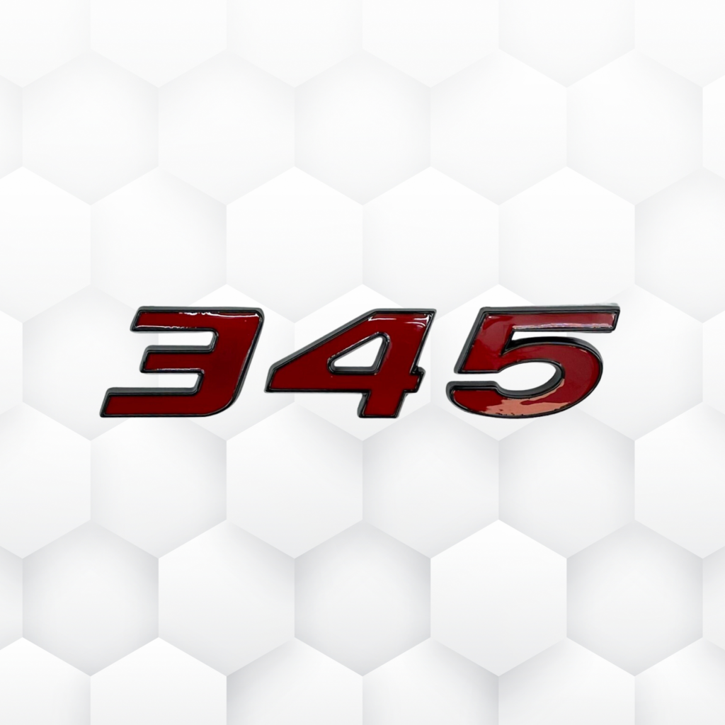 345 Red and black emblem - Pep11Customz