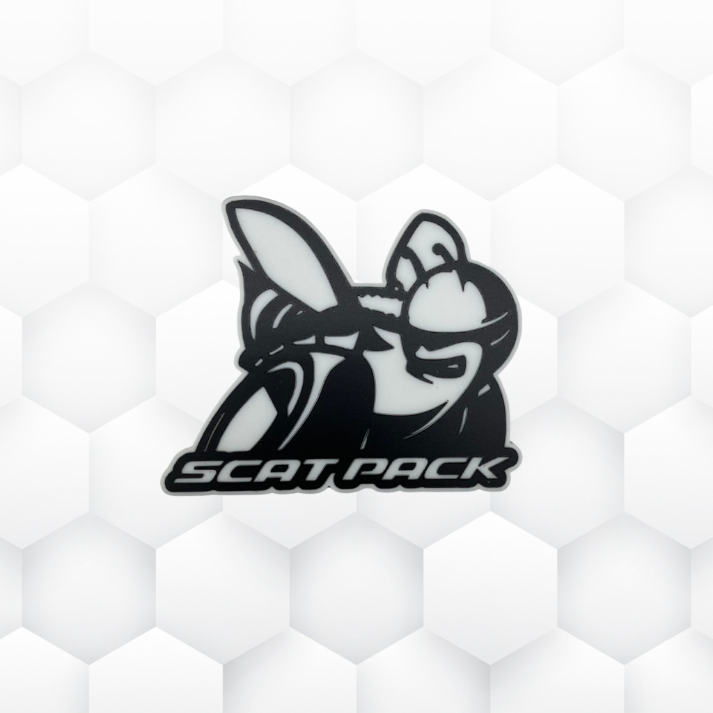 Scat Emblem White and Black - Pep11Customz