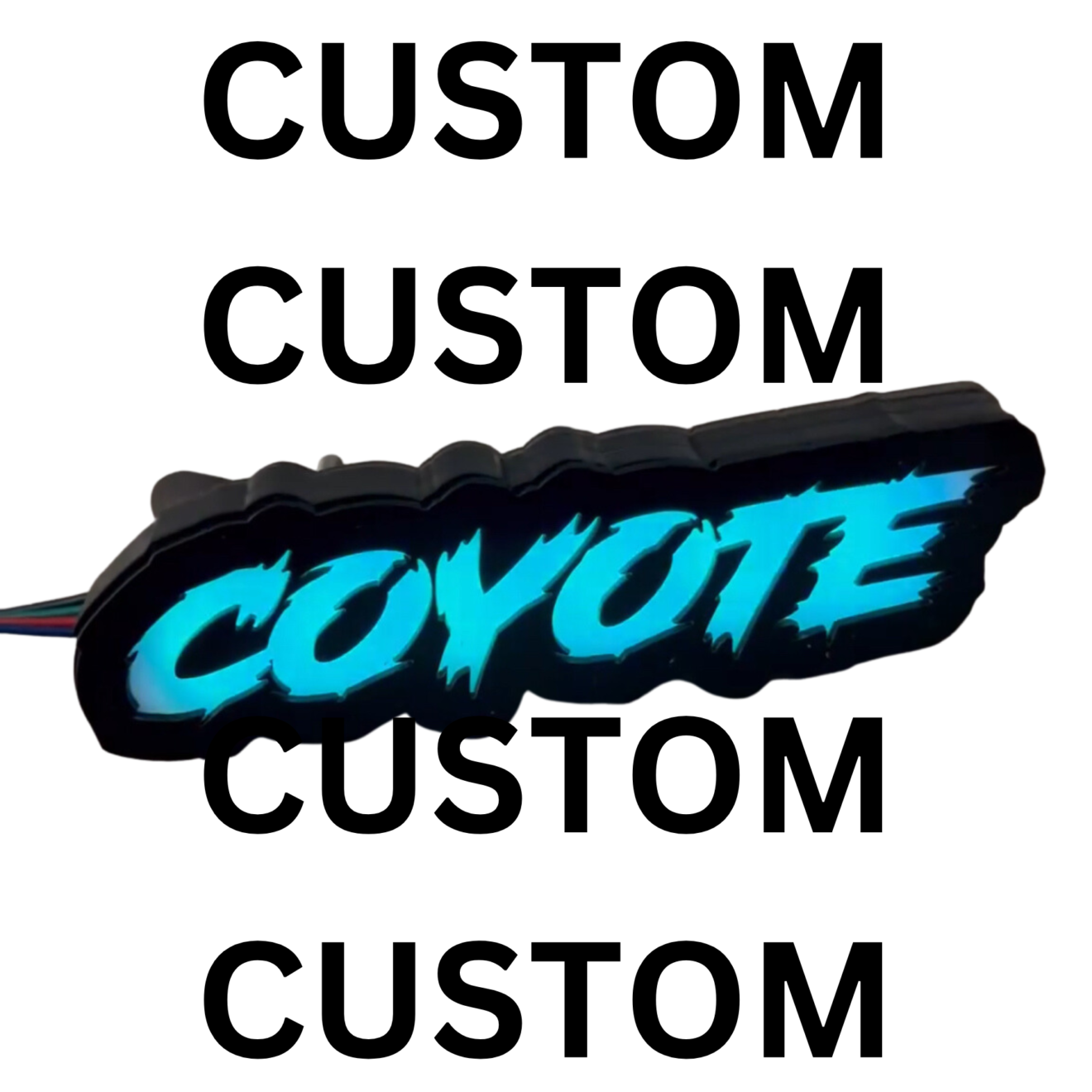 Custom LED RGB Emblem - Pep11Customz