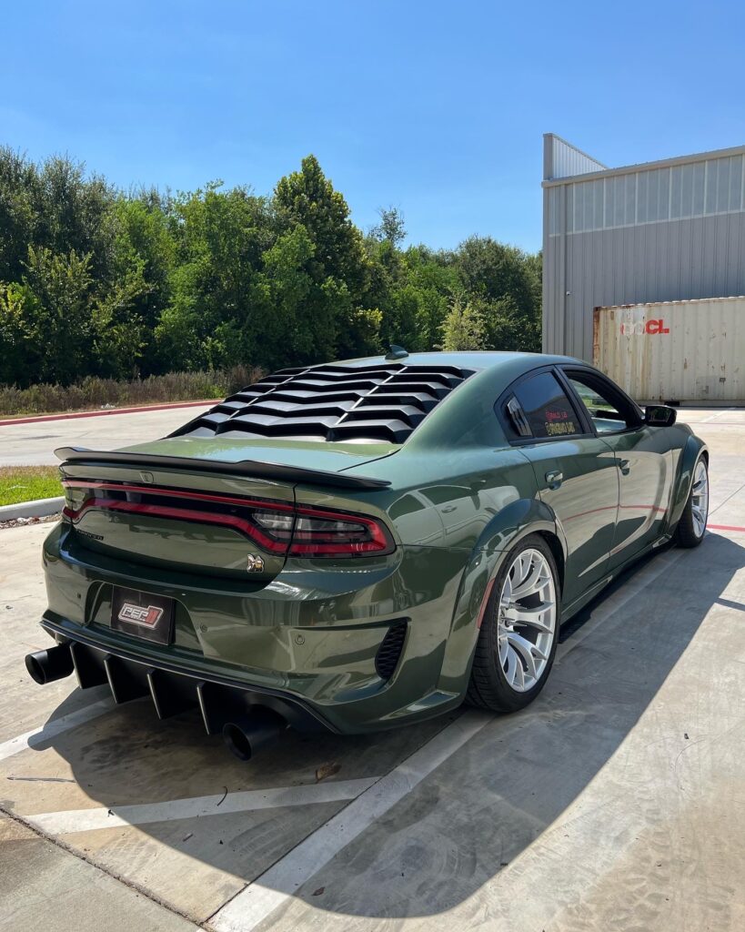 Original Hellcat Style Widebody Matte Silver Wheel (20"x11", -2.5 ...