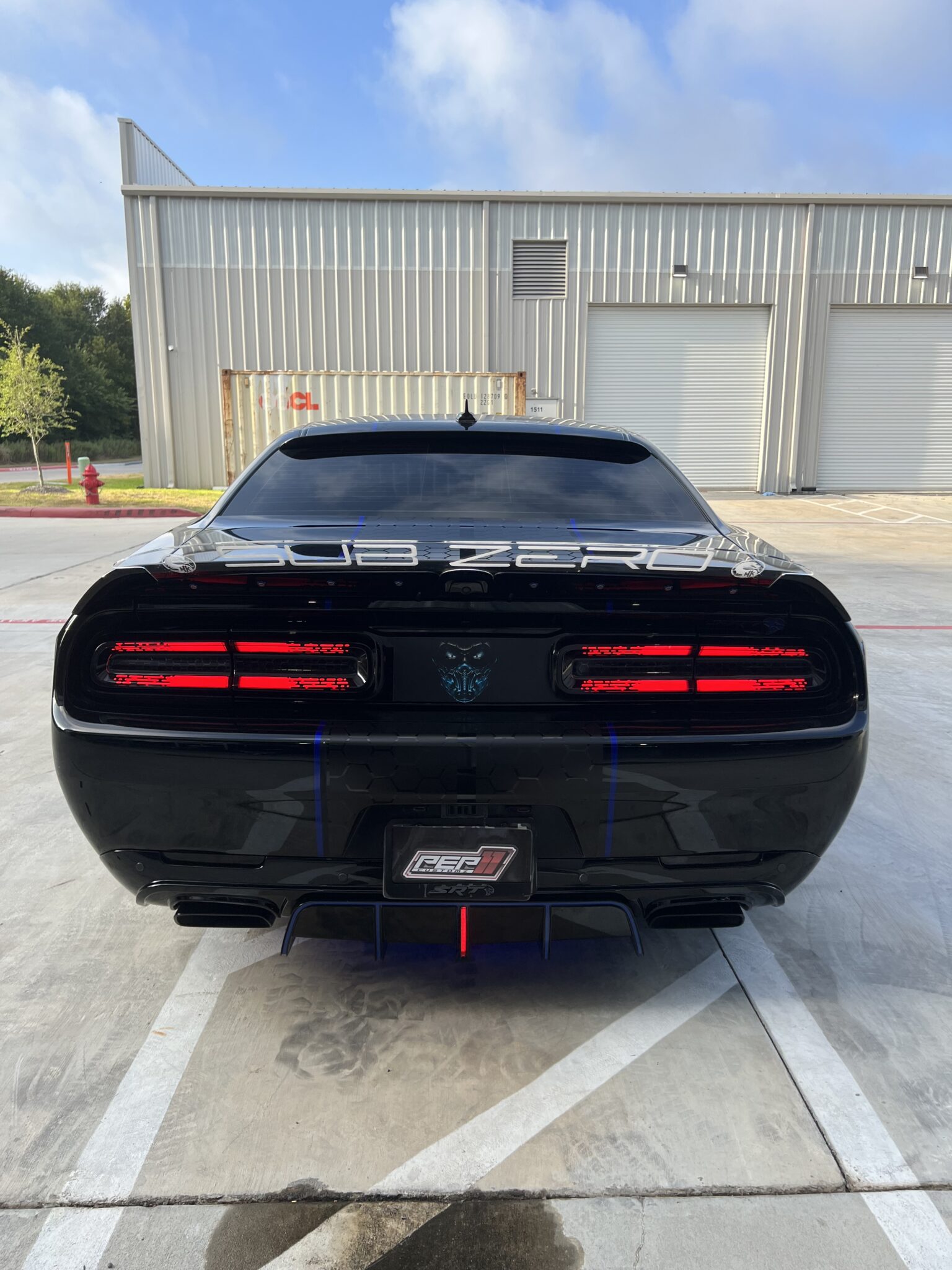 Challenger Diffuser with Brake Light - Pep11Customz