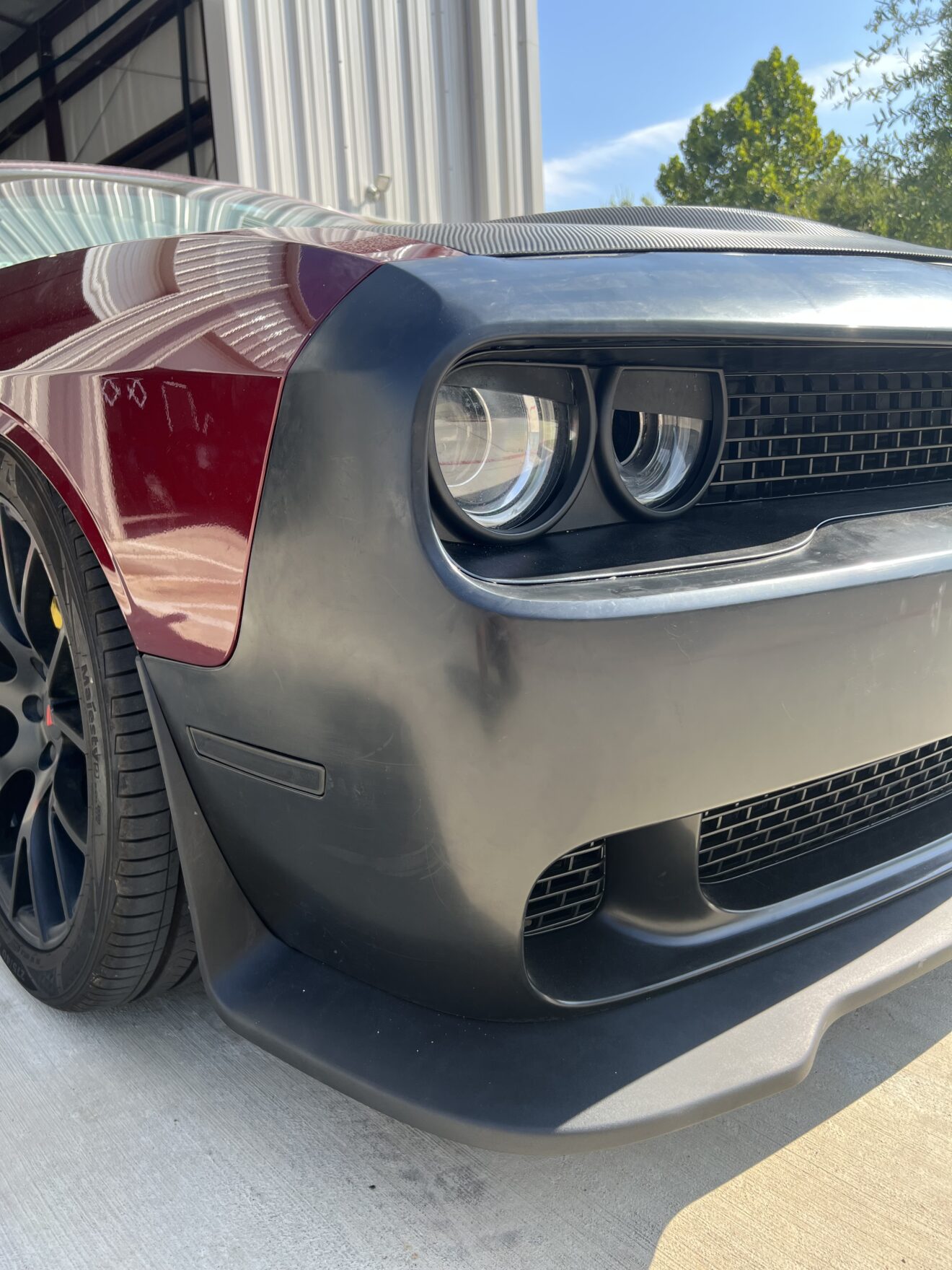 Challenger Hellcat Style Front Bumper fits rt,sxt,scat,etc *WE DO NOT ...