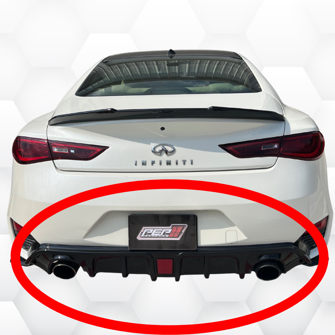 Infiniti Q60 Gloss Diffuser - Pep11Customz