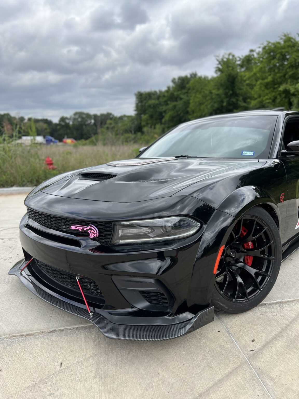 Charger Widebody Front Lip Splitter - Pep11Customz