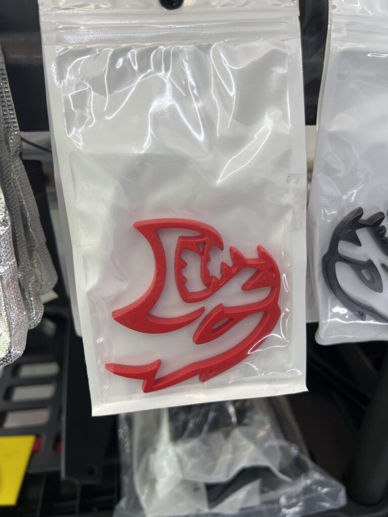 Red Hellcat Badge Emblems - Pep11Customz