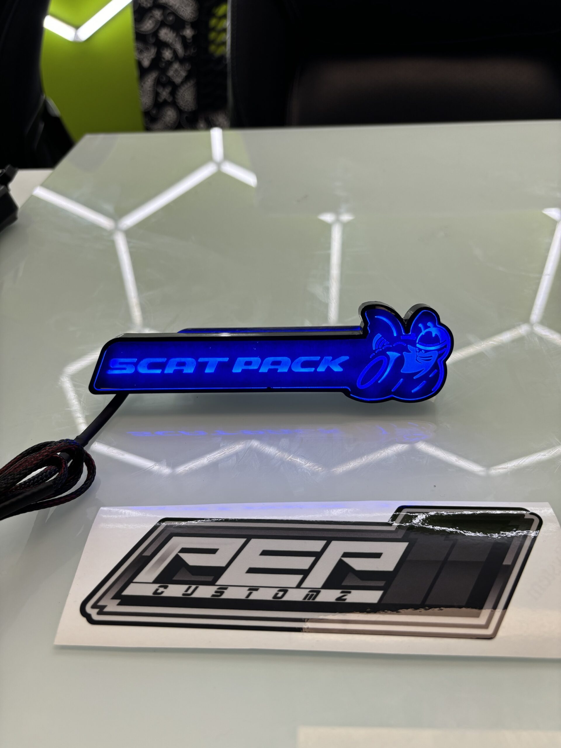 Scatpack LED Emblem - Solid colors + Flow series - Pep11Customz