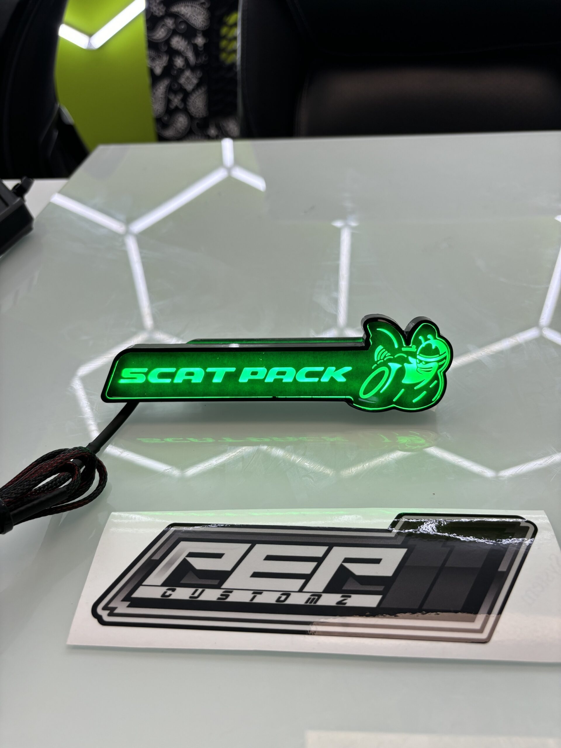 Scatpack LED Emblem - Solid colors + Flow series - Pep11Customz