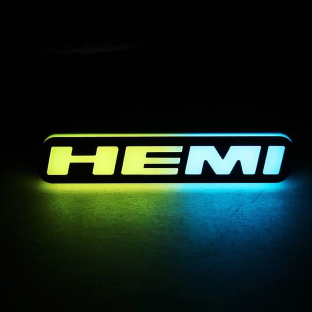Hemi LED Emblem - Pep11Customz