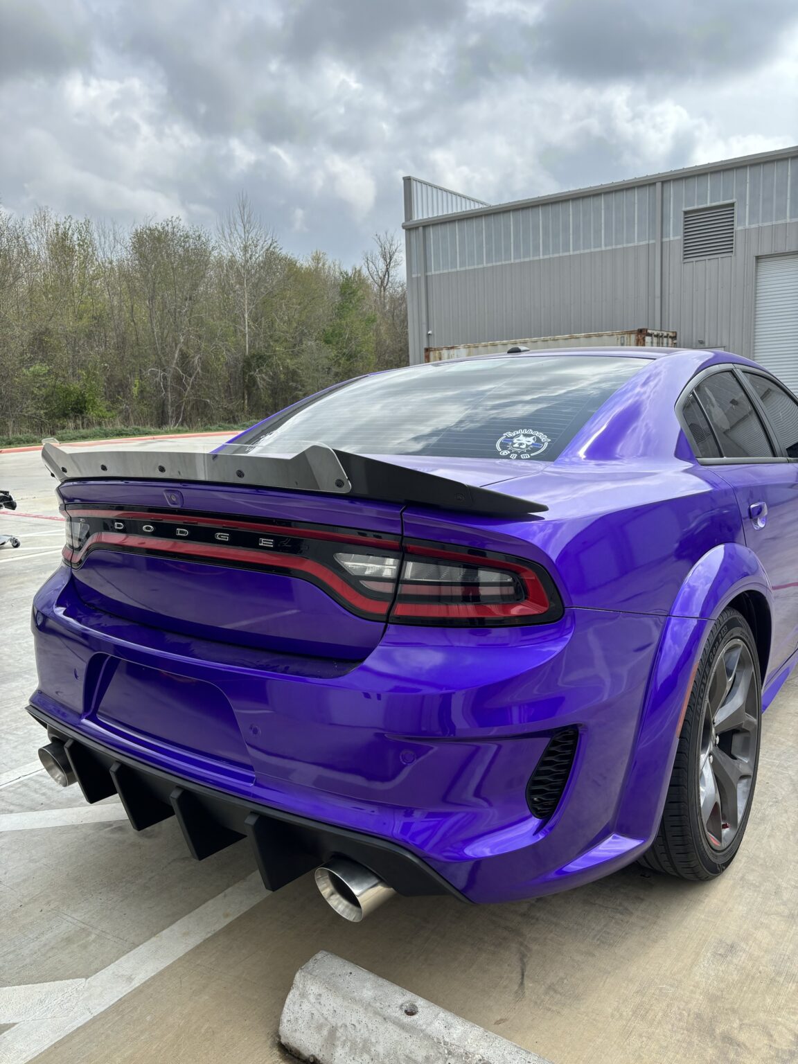 Charger SRT spoiler + Wickerbill COMBO - Pep11Customz