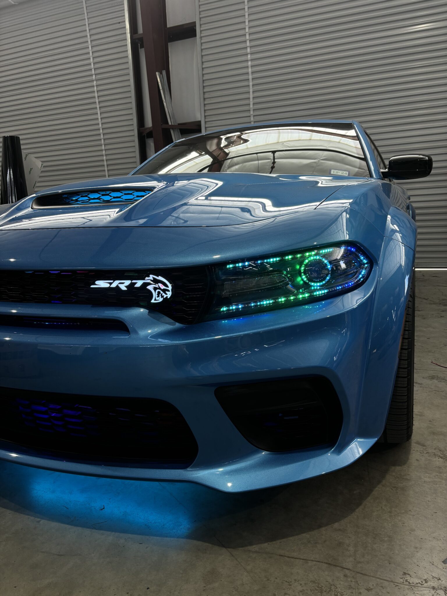 2015-2023 Charger RGB Flow series with halo prebuilt headlight assembly ...