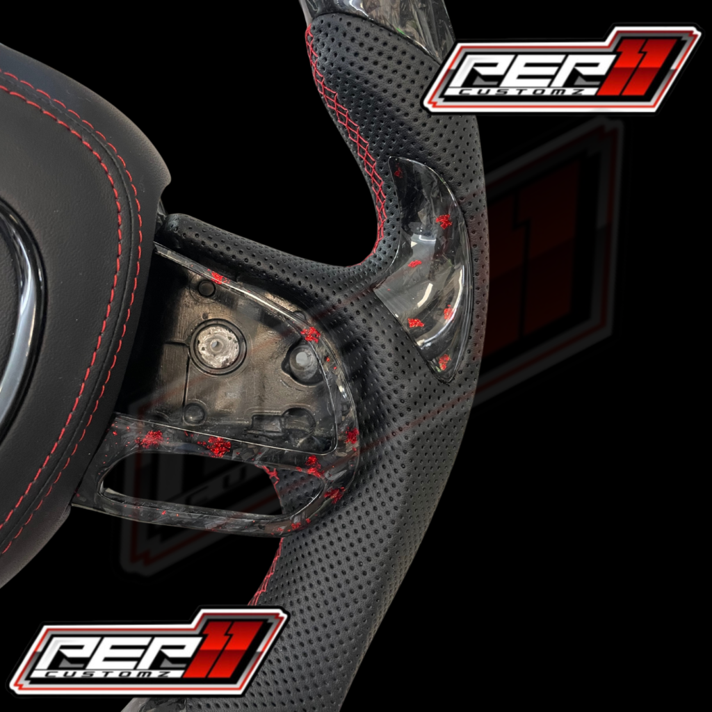 2015+ Dodge Charger , Challenger , Durango Steering Wheel Forged Carbon ...