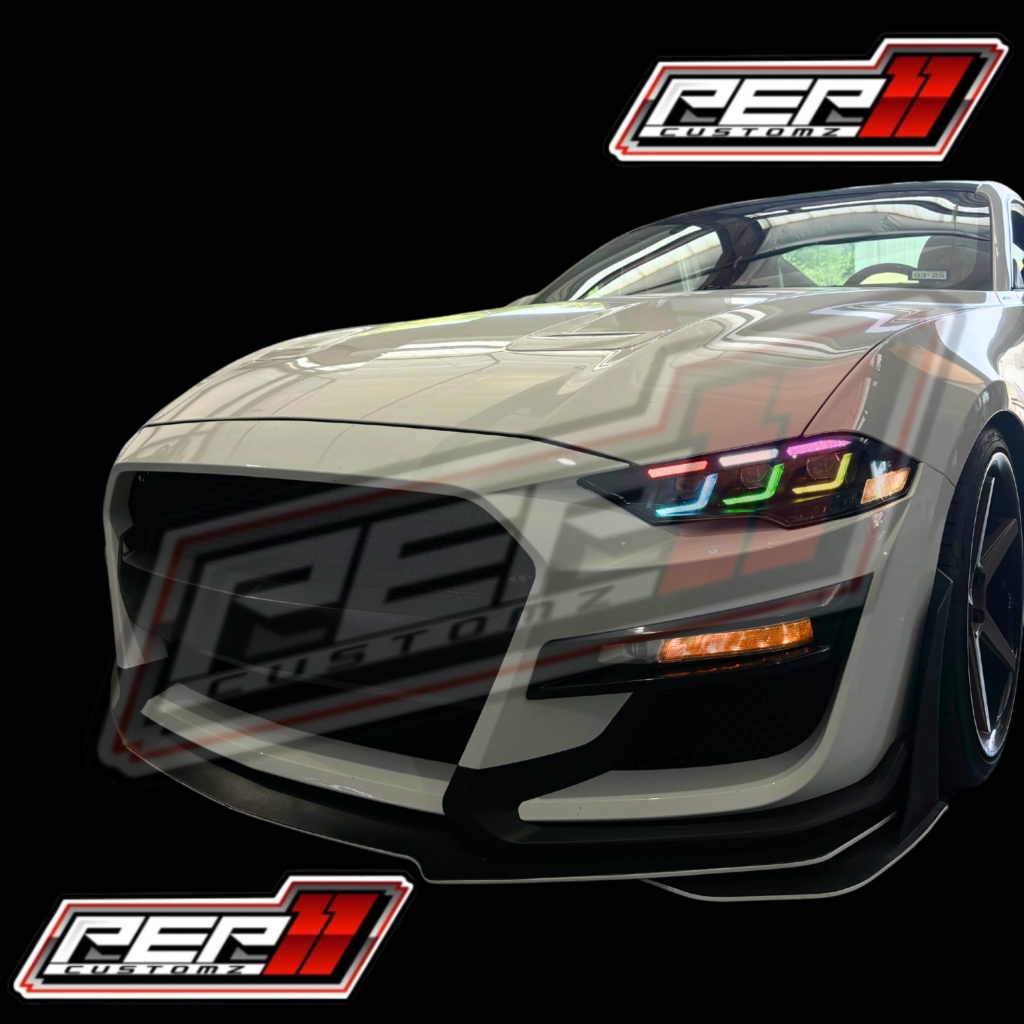 Mustang 2018 + S650 Style RBG Preassembled Headlight assembly ...