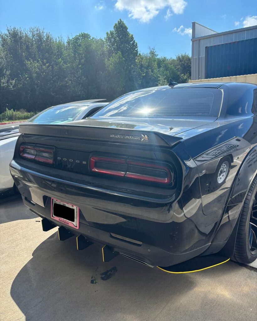 Challenger Widebody pep11 rear apron skirt spat - Pep11Customz