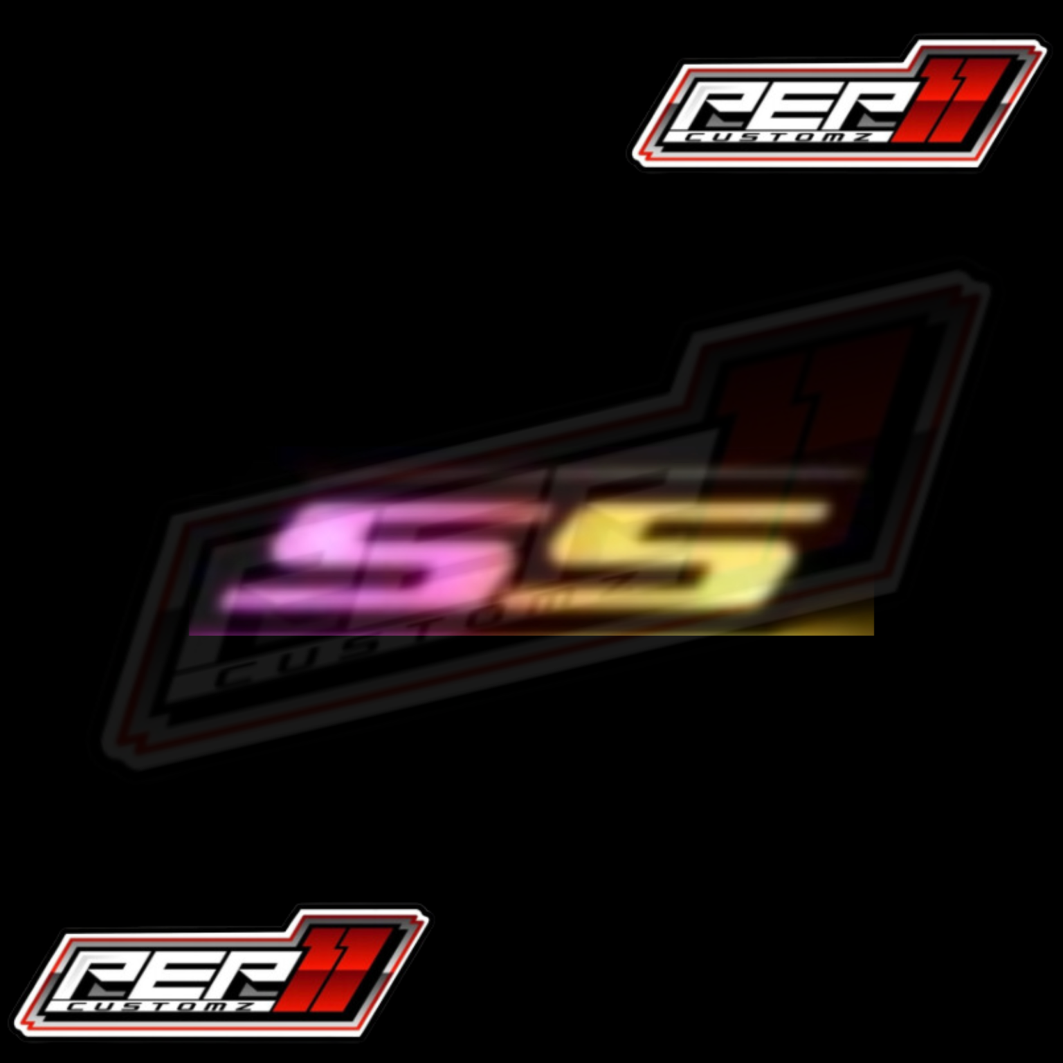 SS LED Emblem RGB and Flow patterns - Pep11Customz