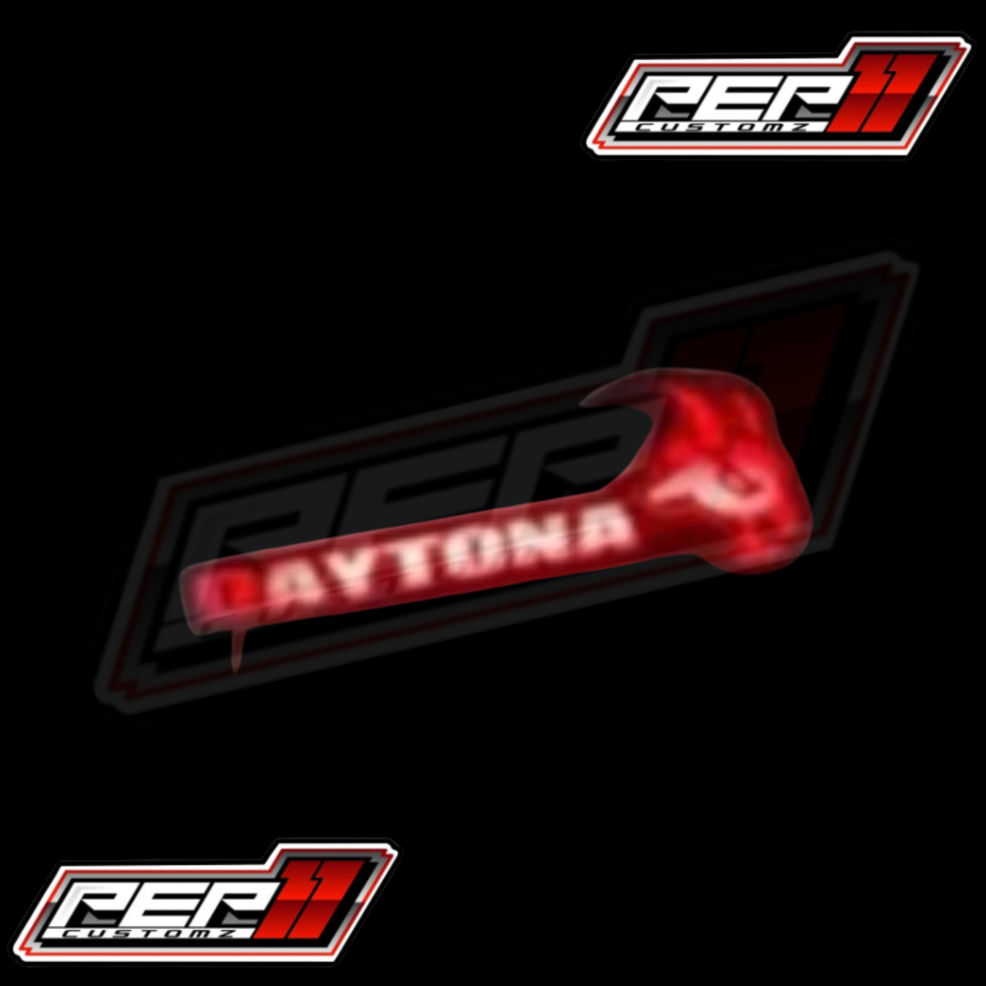 DAYTONA GOAT LED Emblem RGB and Flow patterns - Pep11Customz