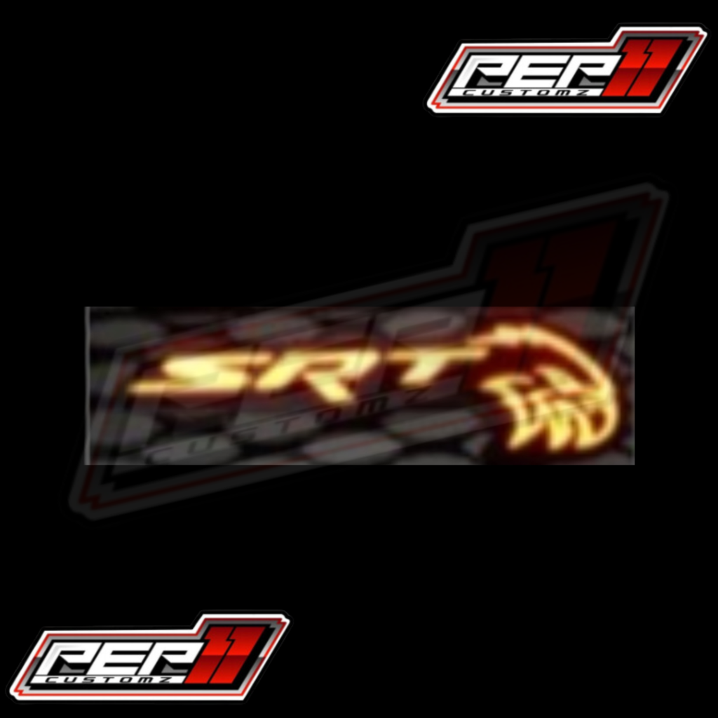 SRT TRACKHAWK LED Emblem RGB and Flow pattern - Pep11Customz