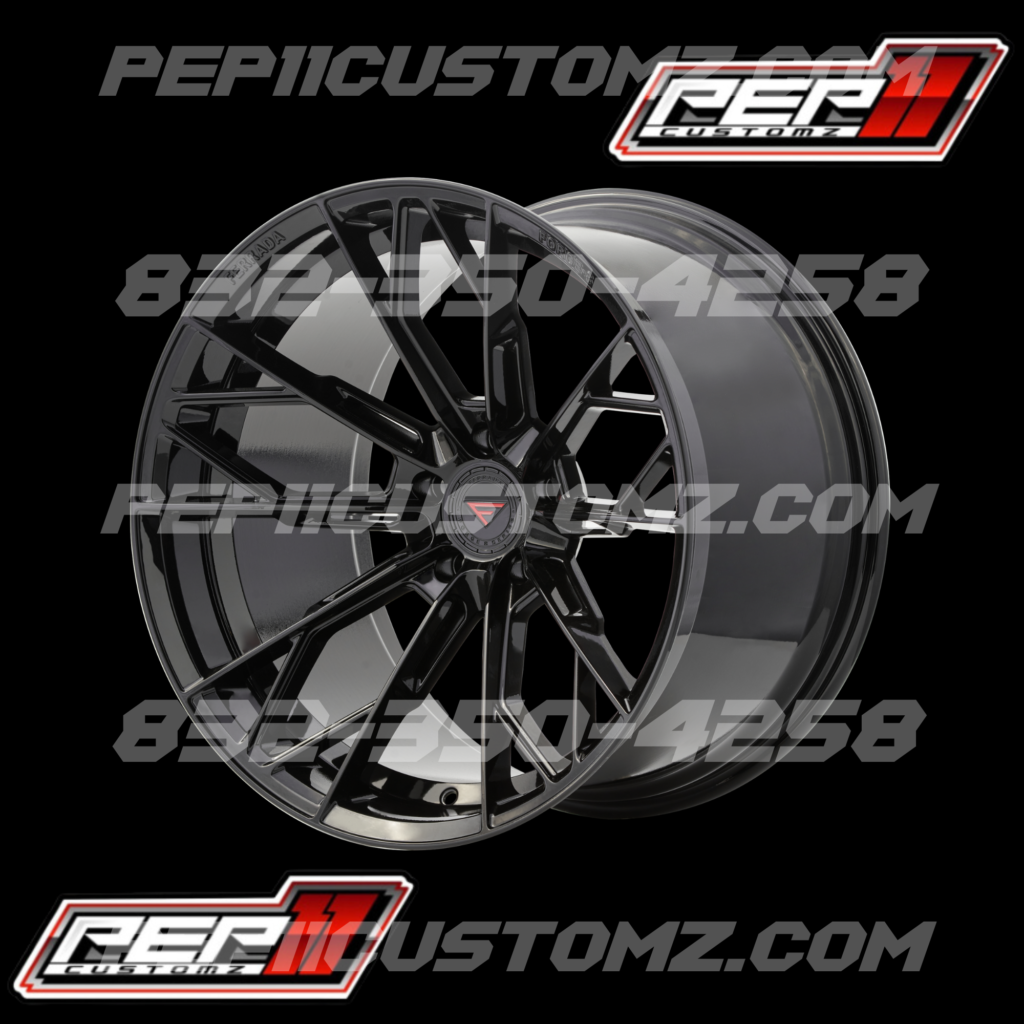 Ferrada FR11 Rims 20"x11" Widebody Rims Obsidian Black Set of 4 ...