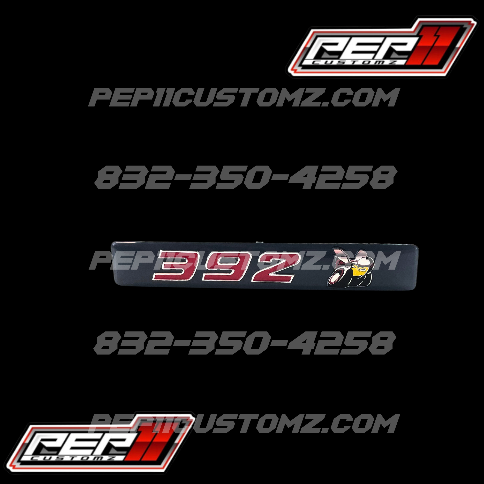 392 Scat Bee Dash Emblem - Pep11Customz